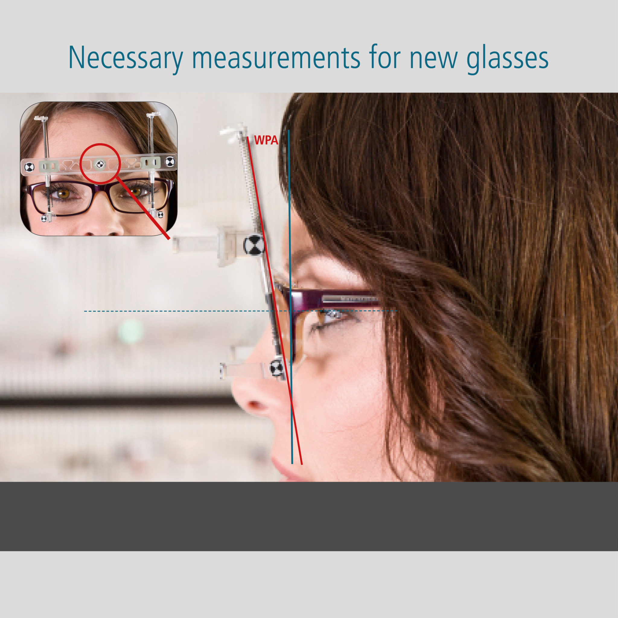 Necessary measurements for dispensing and fitting new glasses ...