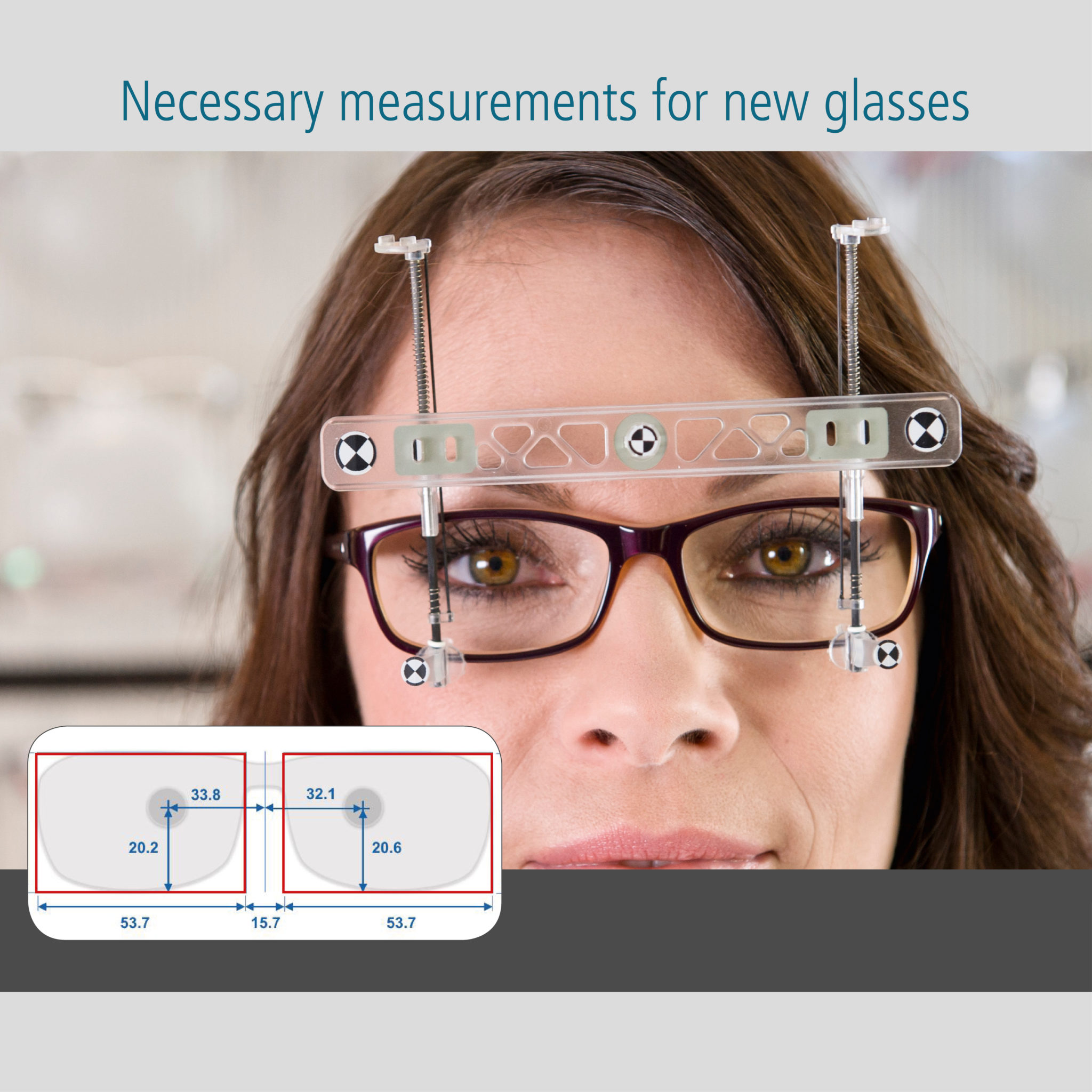 Necessary measurements for dispensing and fitting new glasses ...